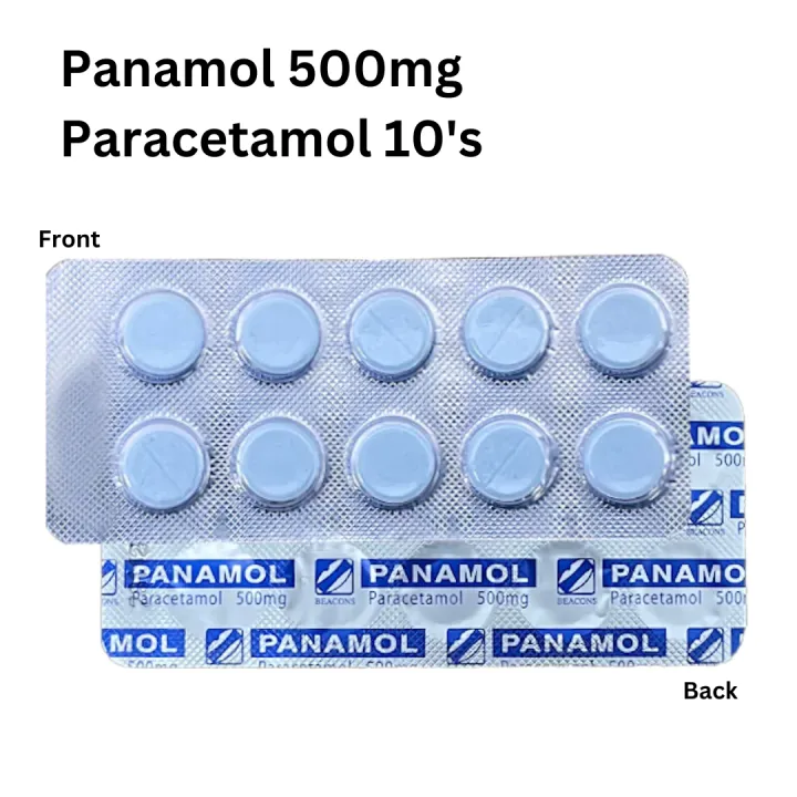 Panamol Paracetamol 500mg Tablets (50s, 100s, 200s) for Headache Fever ...