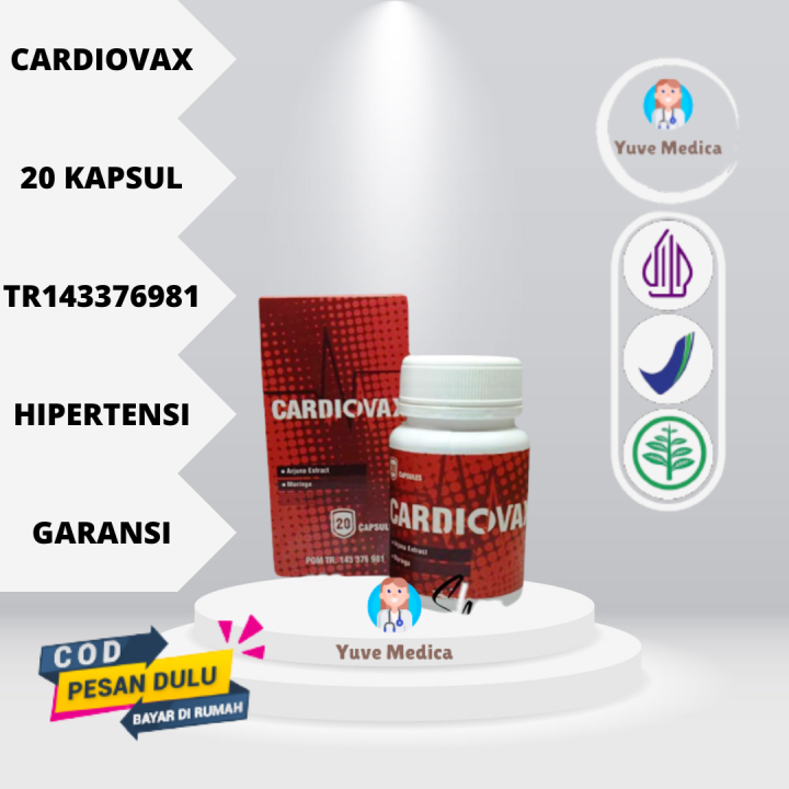 Obat Jantung Bengkak, Lemah dan Berdebar Cardiovax 20 Kapsul di ...