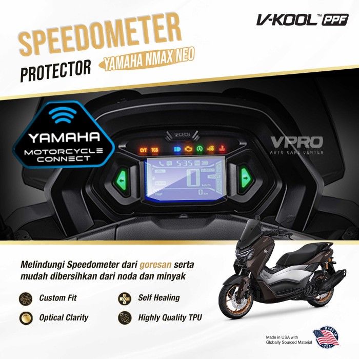 OTMTF VKOOL PPF Speedometer Motor YAMAHA NMAX TURBO 2024 / NMAX NEO ...