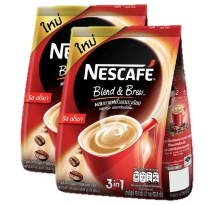 Nescafe Blend & Brew 3in1 Rich Aroma เนสกาแฟ กาแฟทรีอินวัน เบลนด์แอนด์บ ...