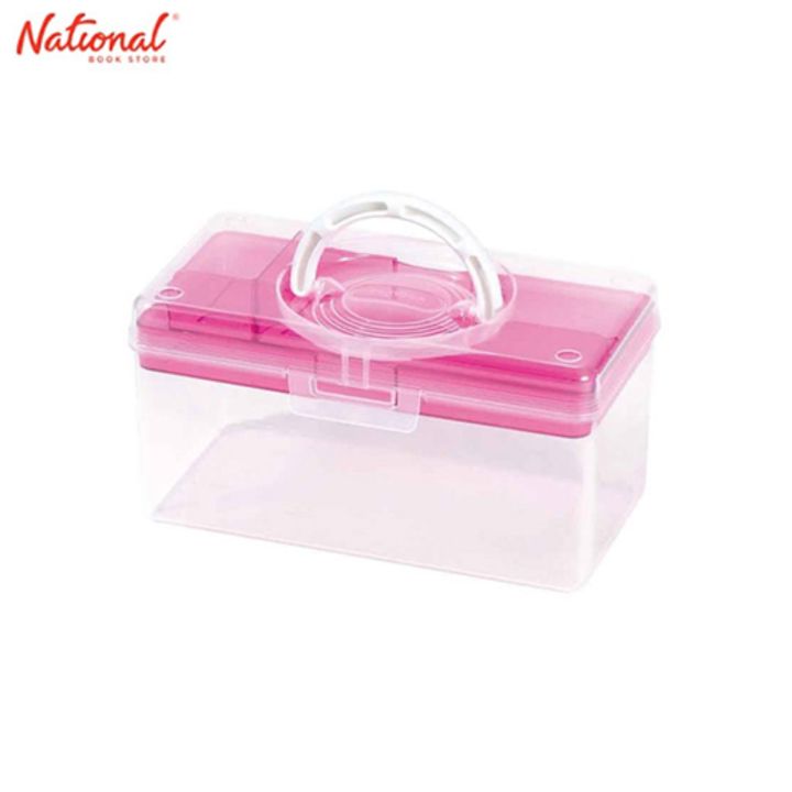 LIVIN BOX MULTI PURPOSE BOX TB 300 PLASTIC SMALL/COLORED HANDLE/REMOVABLE TRAY | Lazada PH