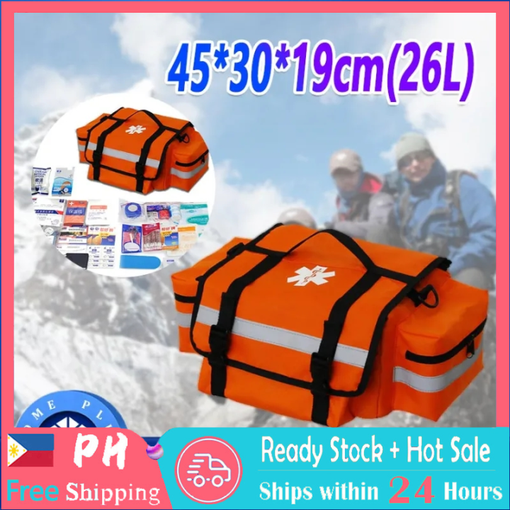 26L Trauma Bag Family Medicals Bag Emergency Package Outdoor First Aid ...