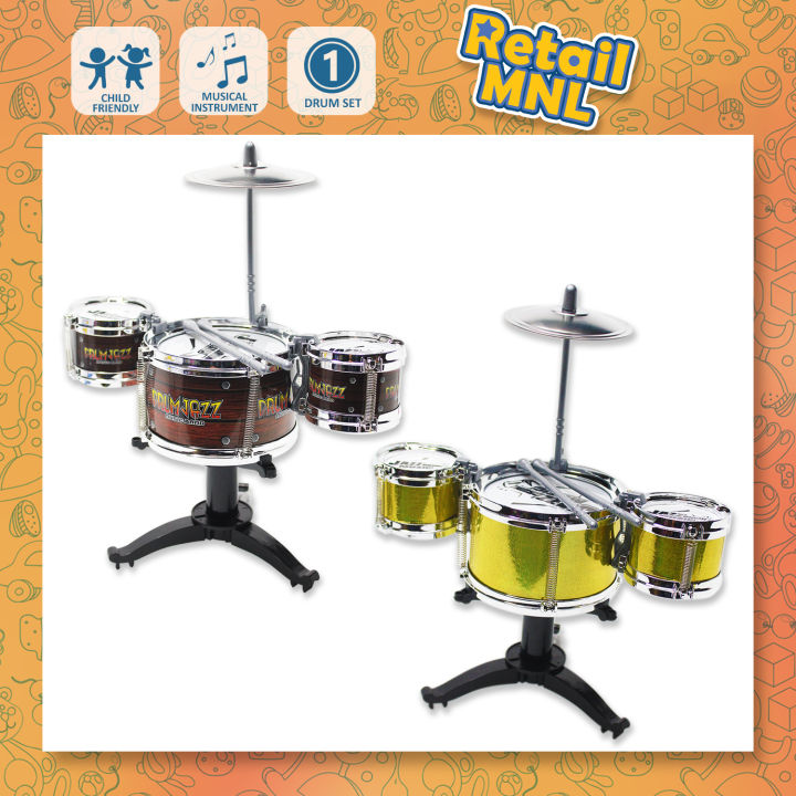 Retailmnl MINI Drums Kit Simulation Jazz Drums Percussion Musical ...