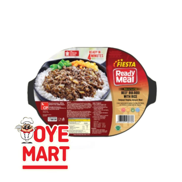 FIESTA READY MEAL RICE WITH BEEF BULGOGI 320GR/NASI DENGAN DAGING SAPI ...
