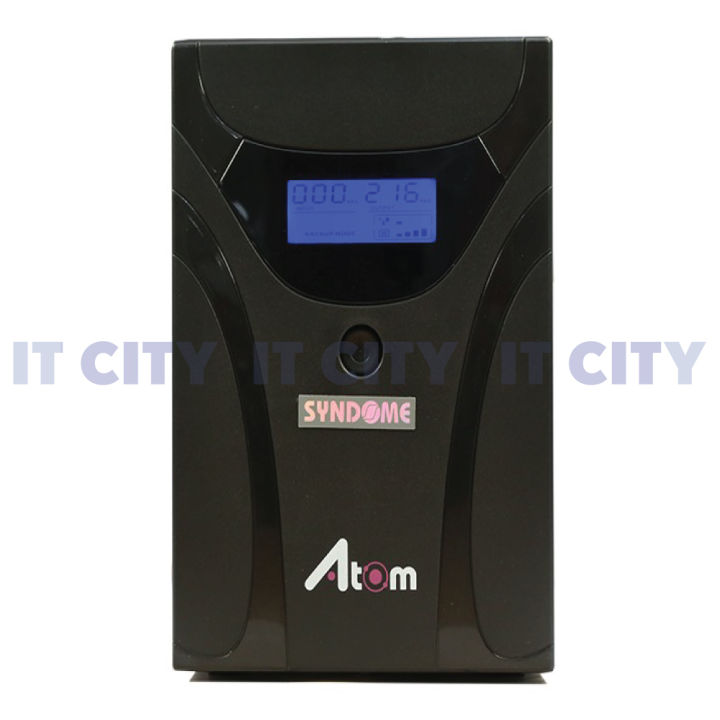 SYNDOME UPS ATOM-1000 LCD (1000VA/600W) (2Y) PW1-000475 | Lazada.co.th