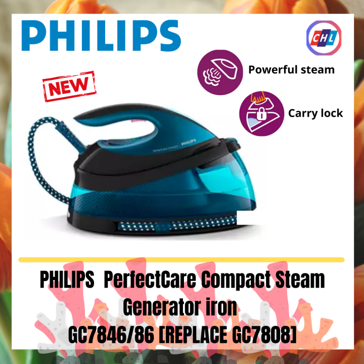PHILIPS PerfectCare Compact Steam Generator iron GC7846- PHILIPS ...