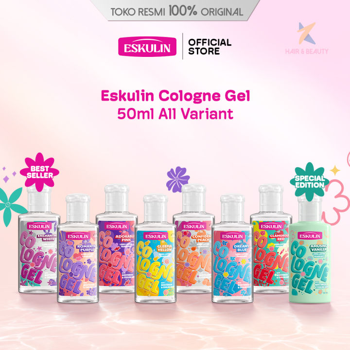 Eskulin Cologne Gel 100 ml | Long-Lasting Fragrance with Moisturizer ...