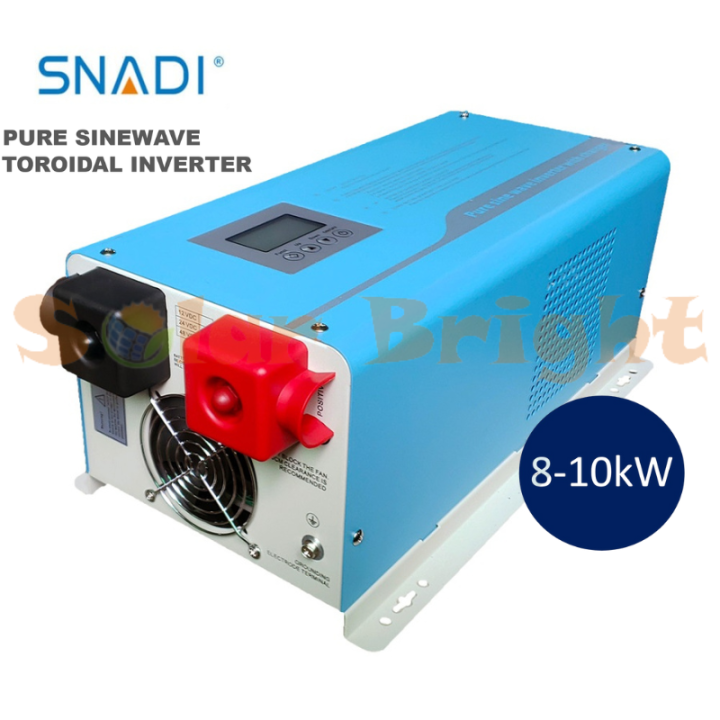SNADI Solar Pure Sine Wave Toroidal Inverter 48V 8-10kW Adjustable LVD ...