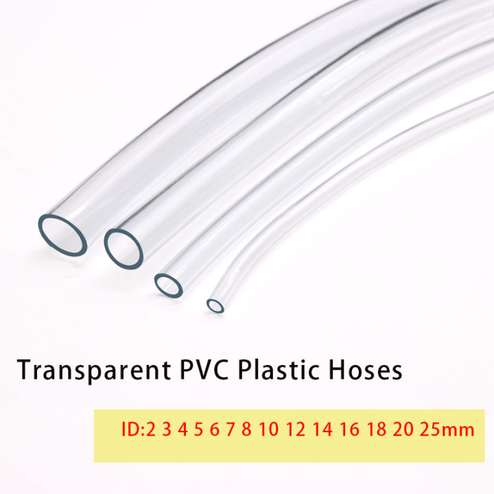 1M/2M Transparent PVC Plastic Soft Hoses High Quality Water pump ...
