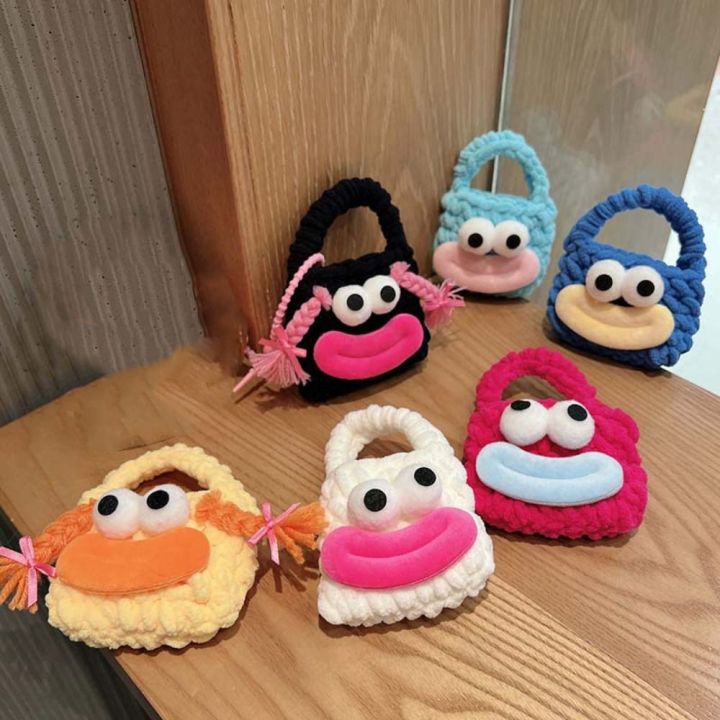 COLOO Miệng Lớn Túi đựng tai nghe bằng vải nhung lông Hoạt hình Mềm Túi ...