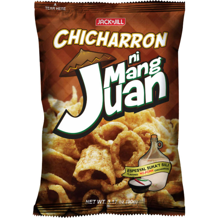 Jack 'n Jill Chicharron ni Mang Juan Espesyal Suka't Sili Flavored ...