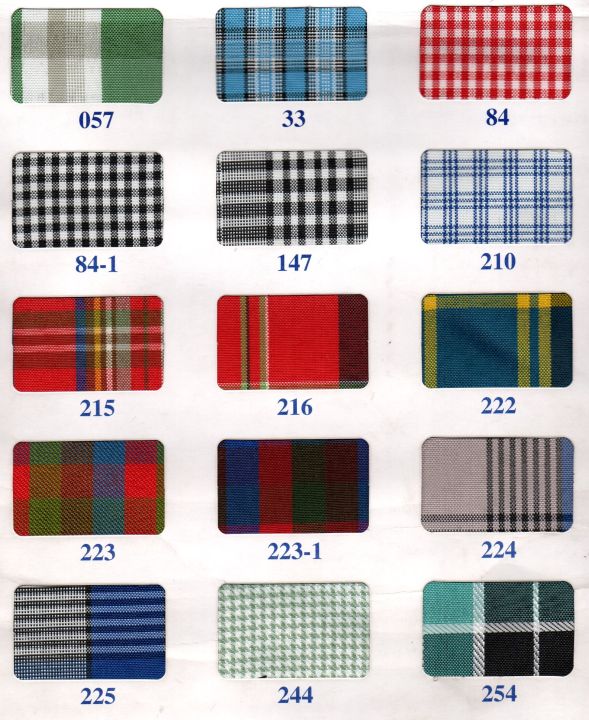 Checkered Multi-Color [SET 2] Woven Textile Fabric (60'' Width) for ...