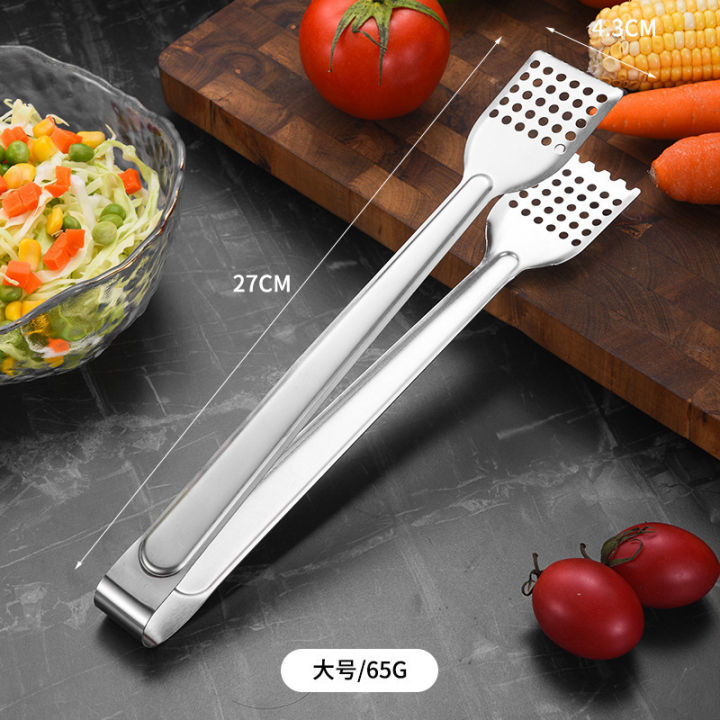 Stainless Steel Food Clip Kitchen Barbecue Buffet Clip Steak Food Clip ...