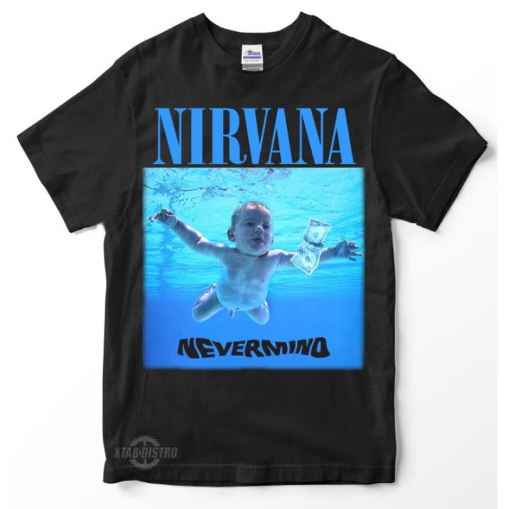 🔥Premium Cotton 100%🔥 Cotton Short Sleeves T Shirt Nirvana Nevermind ...
