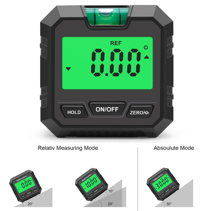 【Must-Have Style】 Precision Digital Inclinometer Mini Degree Magnetic ...