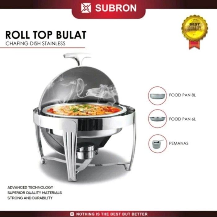 BEST SELLER!! ROLL TOP BULAT 6,8 LITER SB PEMANAS ROUND ROLLTOP ...