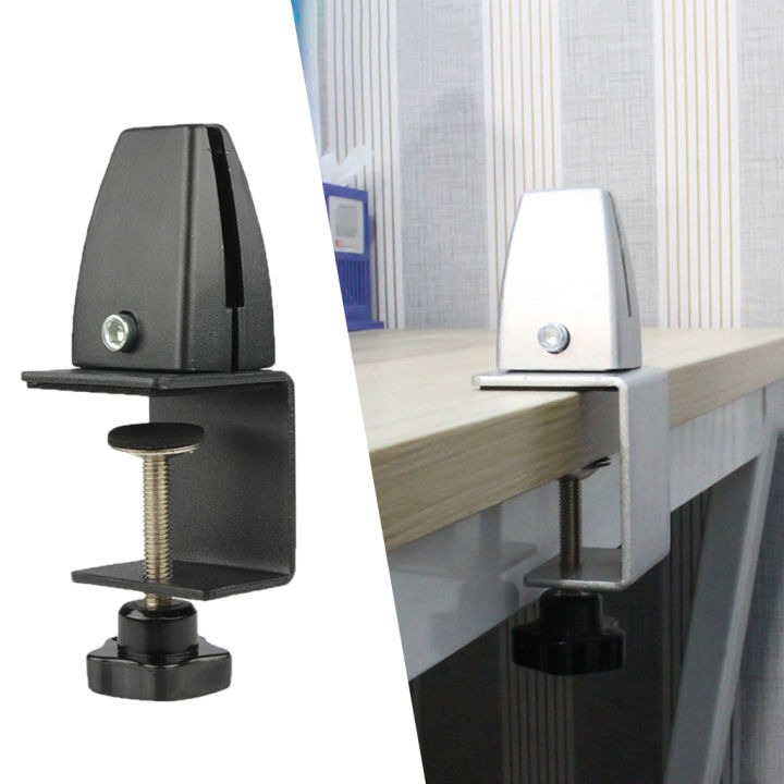 Loviver โต๊ะ Partition Clamp ชั้นวางของสำนักงานวงเล็บเดสก์ท็อปหน้าจอตัว ...
