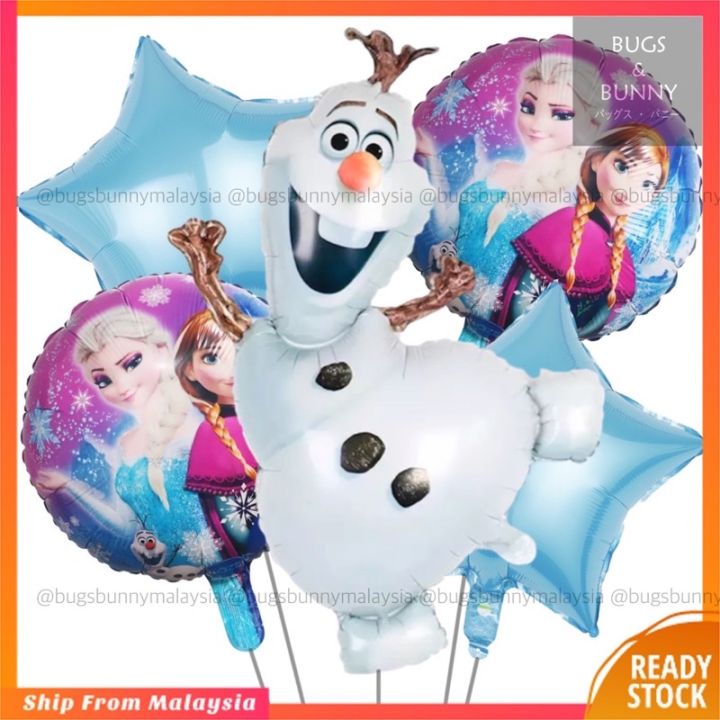 Frozen 2 Balloon Olaf Set Balloon Frozen 2 Balloon Set Happy Birthday ...