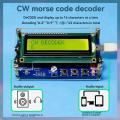 (XCTS) Upgraded CW Morse Code Decoder Finished +Case+Button Kit with ...