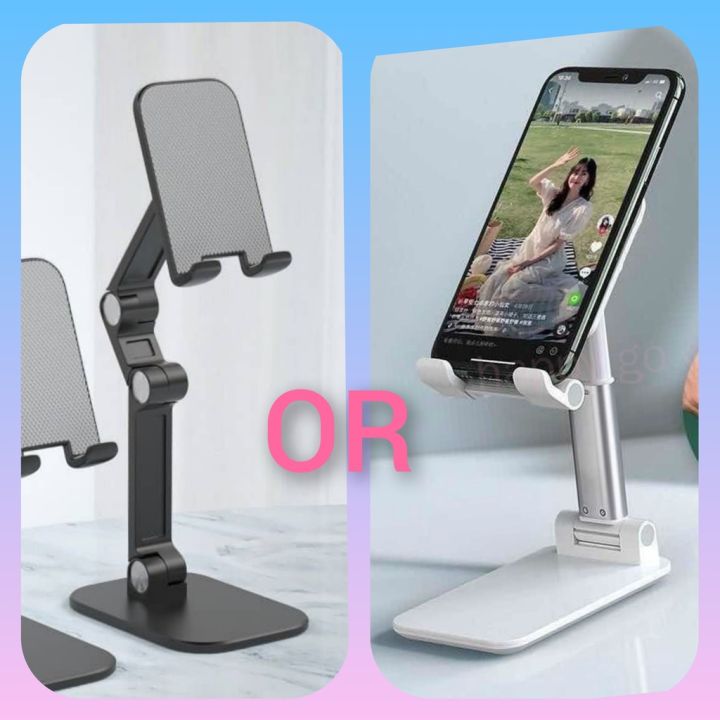 Universal Folding Desktop Phone Holder Stand Portable Adjustable Phone ...