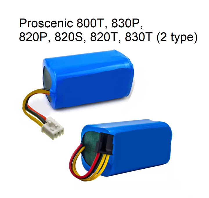 Battery Vacuum Cleaner For Proscenic 800T, 830P, 820P, 820S, 820T, 830T ...