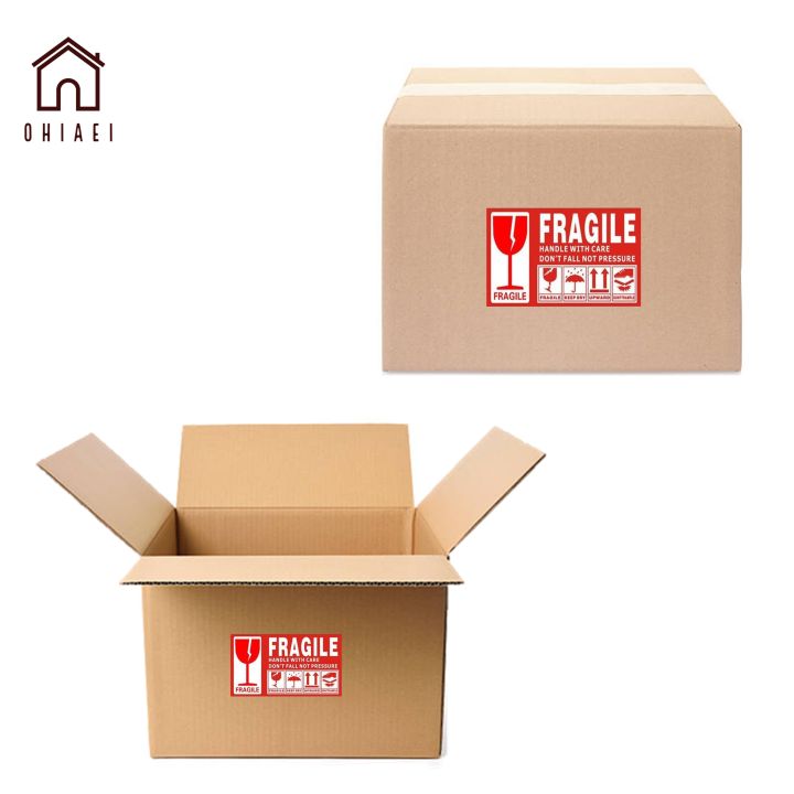 Fragile Sticker/ Live Fish Sticker/ Live Plant Sticker/ Mudah Pecah ...