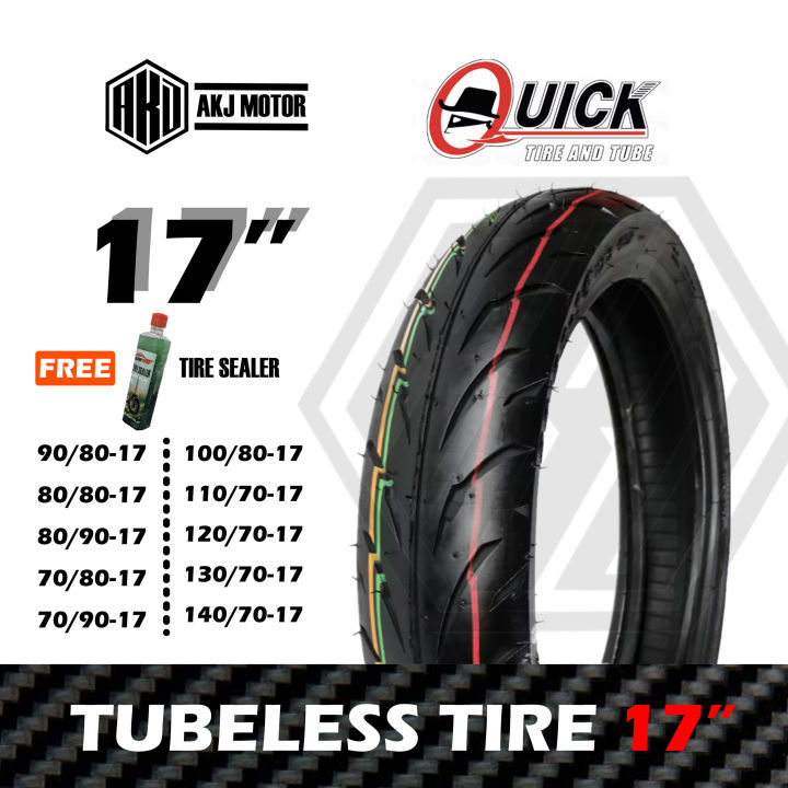 QUICK Tire PHOENIX (GR390) Tubeless by 17 - Made In Thailand with free ...