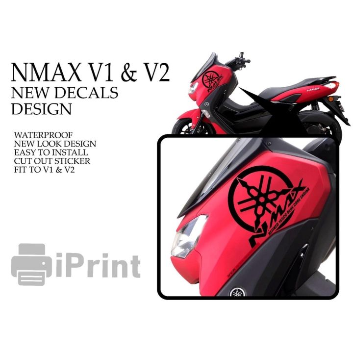 Yamaha NMAX V1 and V2 Side Fairing Sticker - Waterproof Brand New ...