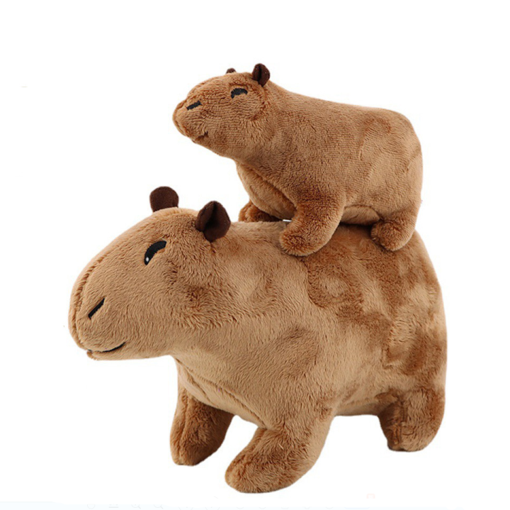 18-30cm Capybara Plush Simulation Fluffty Toys Stuffed Animals Brown ...