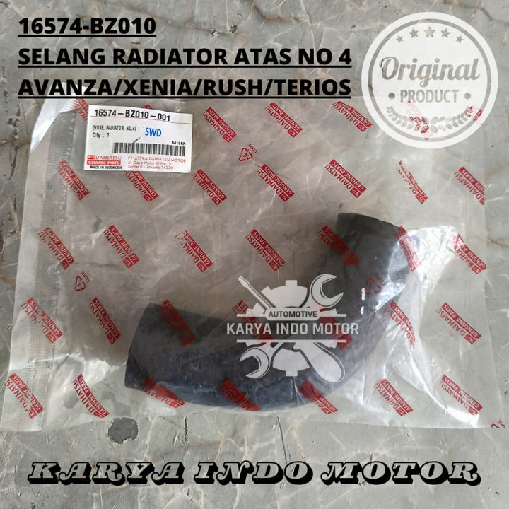 Selang Radiator Atas Avanza Xenia Rush Terios ori | 16574-BZ010 ...