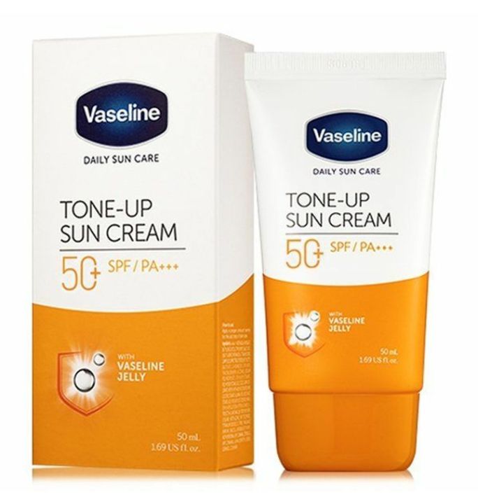 Vaseline Daily Sun Care Tone-Up Sun Cream Spf 50 Pa+++ 50Ml | Lazada PH