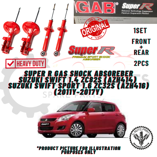 SUZUKI SWIFT 1.4 ZC82S / SWIFT SPORT 1.6 ZC32S (FRONT+REAR) GAB SUPER R ...