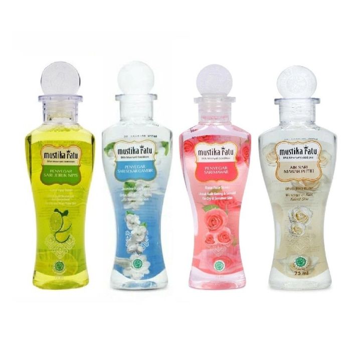 Facial Toner Mustika Ratu 150 Ml Penyegar Wajah Varian Mawar Putih ...