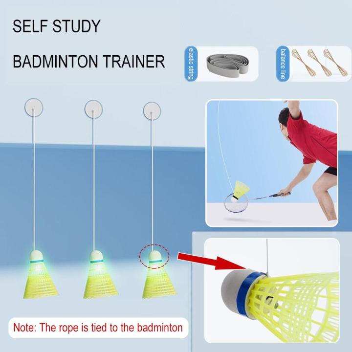 Single Badminton Training Device Set Indoor And Outdoor Telescopic ...
