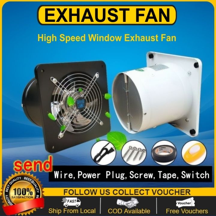 kitchen standard square 10inch exhaust fan for ceiling bathroom wall ...