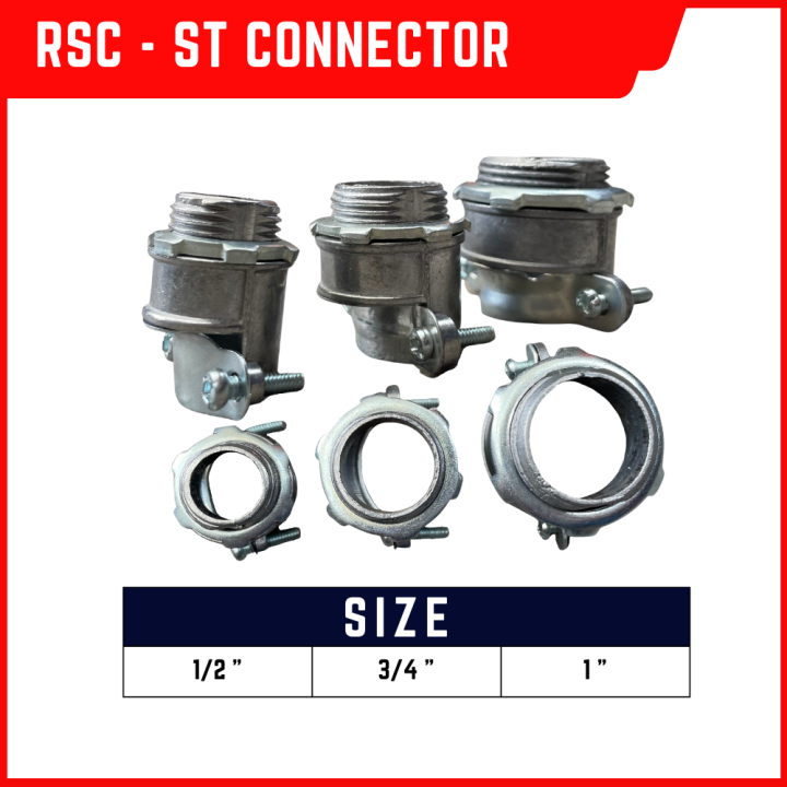 RSC Straight Connector Rigid Steel Conduit Fittings (Available Size: 1/ ...