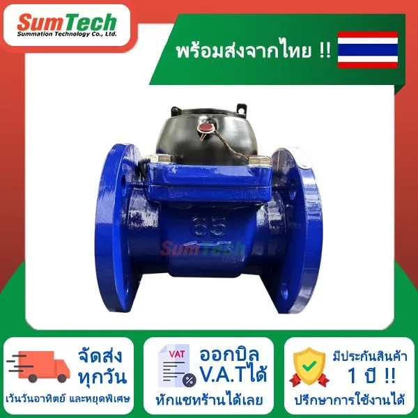 สินค้าพร้อมส่งในไทย 🔥Water Flow Meter RS485 output (WMT-DN65) (ไม่รวม V ...