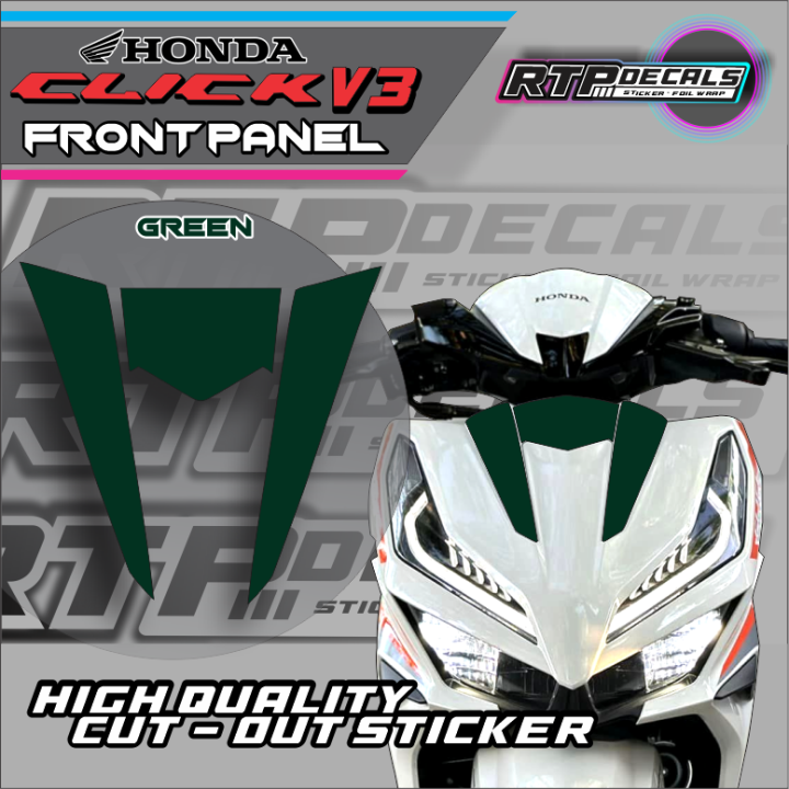 HONDA CLICK V3 FRONT PANEL DECALS STICKER - ROP | Lazada PH