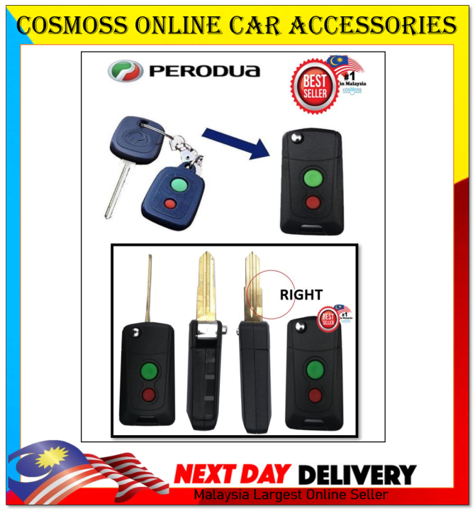 Perodua Flip Key Case Myvi 2006-2010 Alza Viva Kancil Kelisa Kenari ...