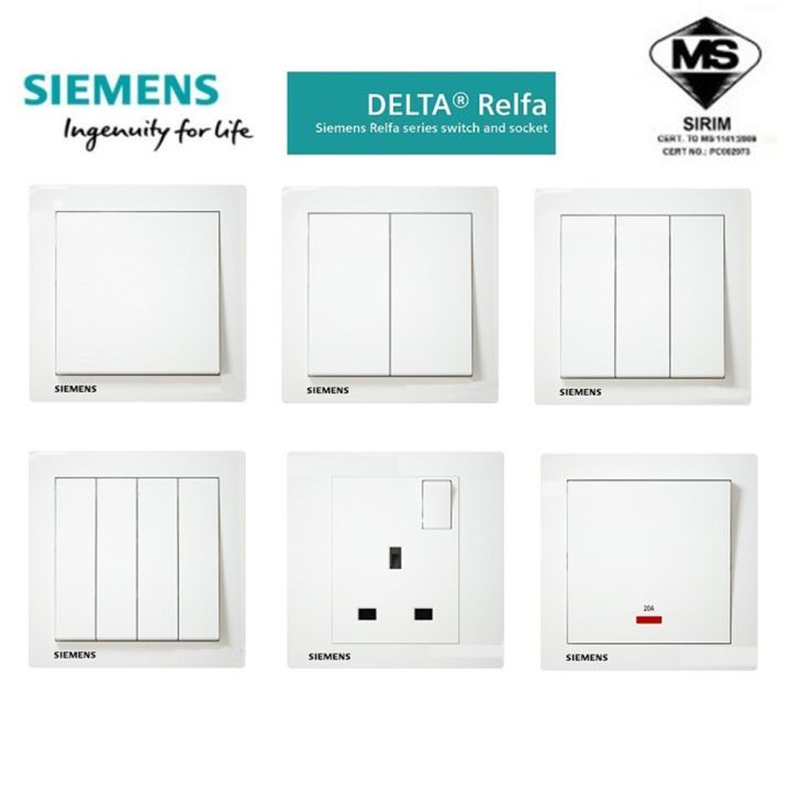 🔥Original Authentic SIEMENS DELTA® Relfa SERIES SWITCHES SWITCH ...