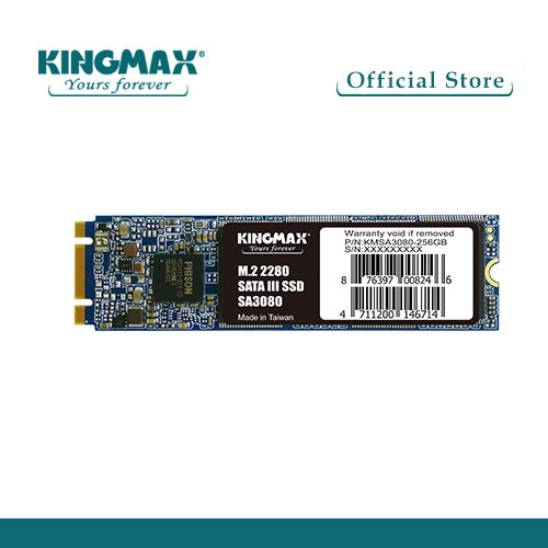 Kingmax M.2 256GB Internal SSD Solid State Drive SATA III 3D NAND Flash ...