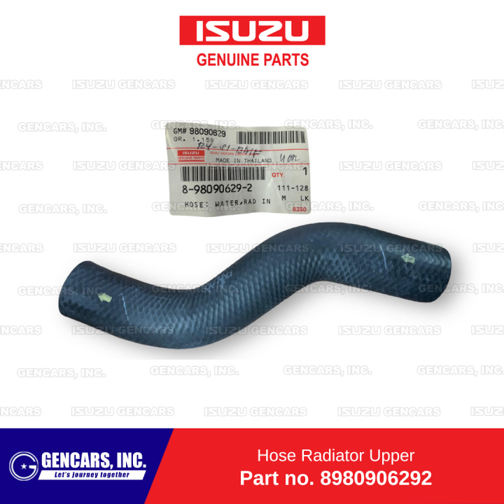 Isuzu Hose; Radiator Upper for Mux 2015-2019 /Dmax 2015-2018 4JJ1 ...