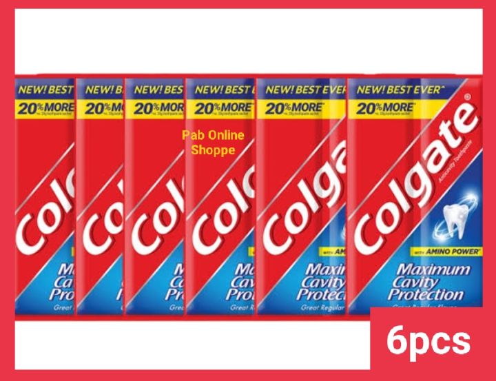 COLGATE TOOTHPASTE TWIN PACK SACHET 6 PIECES x 24 GRAMS | Lazada PH
