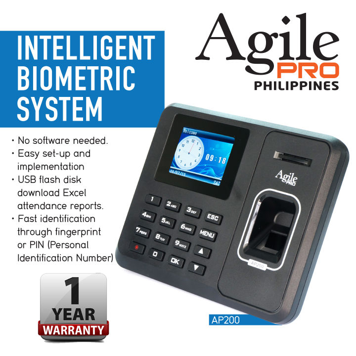 AGILE Pro Biometrics FINGER PRINT TIME ATTENDANCE w/ RFID | Lazada PH