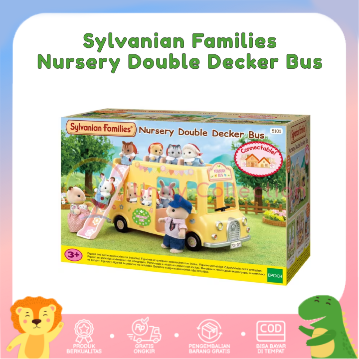 Sylvanian Families Nursery Double Decker Bus Lazada Indonesia