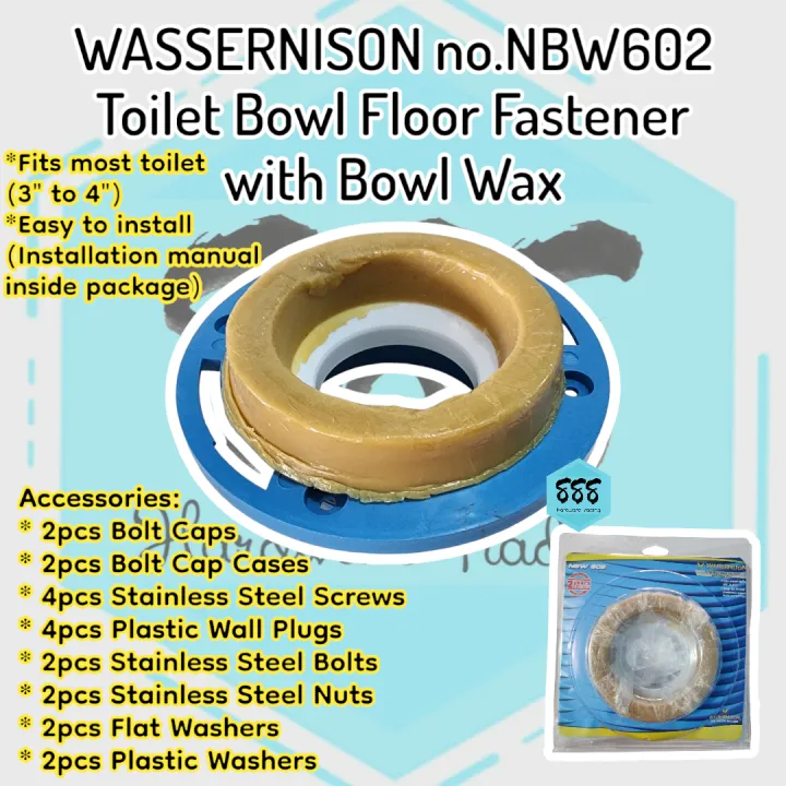 WASSERNISON no.NBW602 Toilet Bowl Floor Fastener | Lazada PH