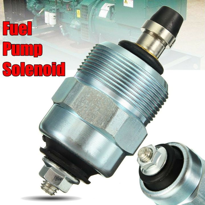 Fuel Pump Solenoid Valve 12V 1A Diesel Generator Fuel Pump Solenoid Fit ...