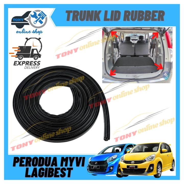 PERODUA MYVI LAGIBEST REAR BOOT BONNET TAIL LID RUBBER GETAH BONET ...