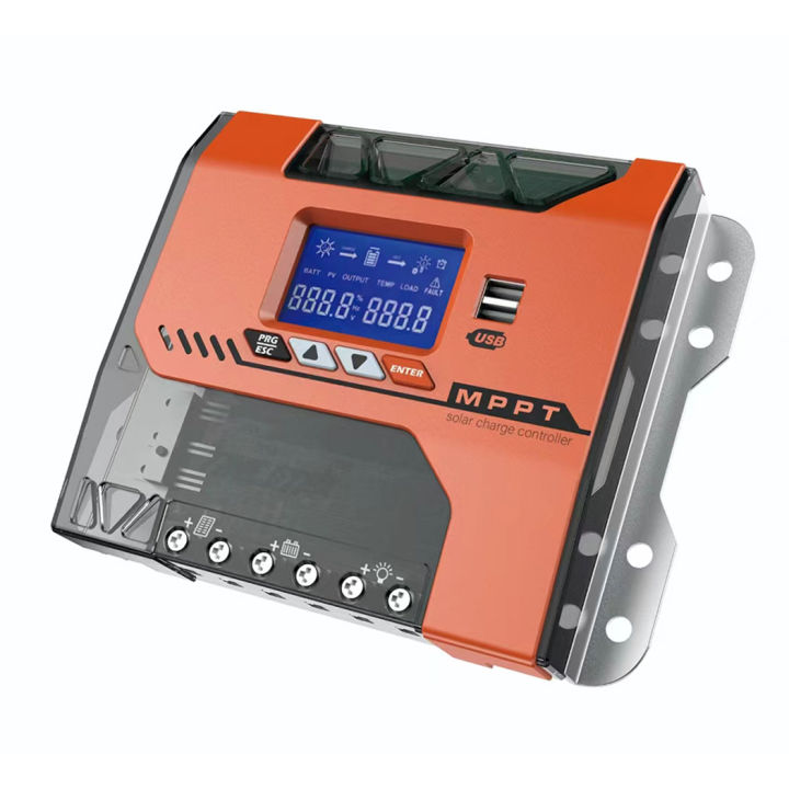 Y&H MPPT 60A Solar Charger Controller 12V 24V 36V 48V Battery Charger Solar Panel Regulator Max ...