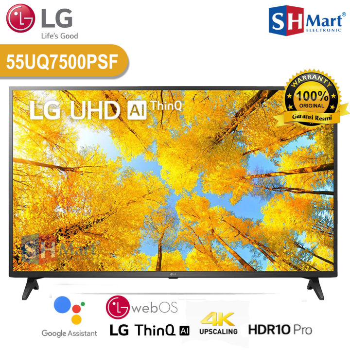 SMART TV LG 55 INCH 55UR7500 / 55UQ7500 UHD 4K AI Thing WITH HDR10 ...